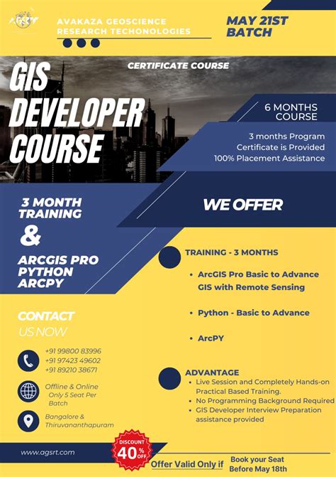 Vijay K On Linkedin Admission Open For May 21st Batch Of Gis Developer