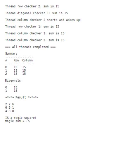 A Magic Square Is A Two Dimensional Array Of Integers