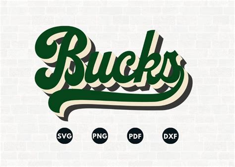 Bucks Svg Bucks Template Bucks Stencil Basketball Ts Digital