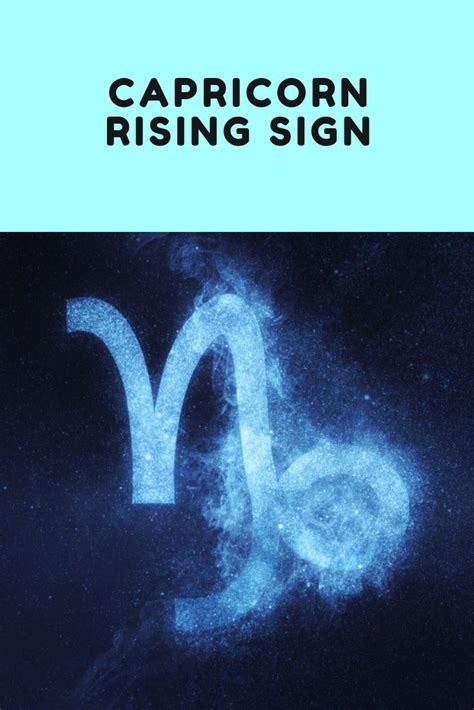 Unveiling The Power Of Capricorn Rising