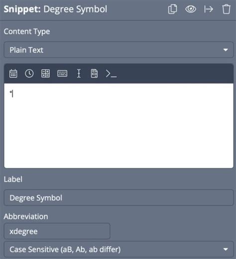 Degree Symbol Type It Easily With TextExpander