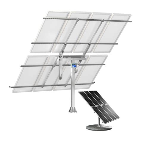 Dual Axis Expanded Solar Tracker System Help To Increase 40 Power Eco Worthy