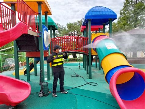 마니산유치원어린이놀이터 모래소독 키제코 전국소독현황