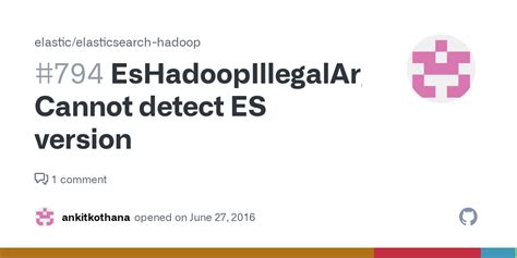 eshadoopillegalargumentexception cannot detect es version · issue 794