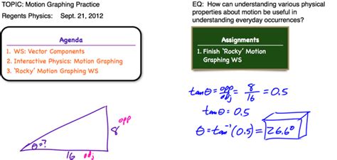 Motion Graphing Practice Regents Physics