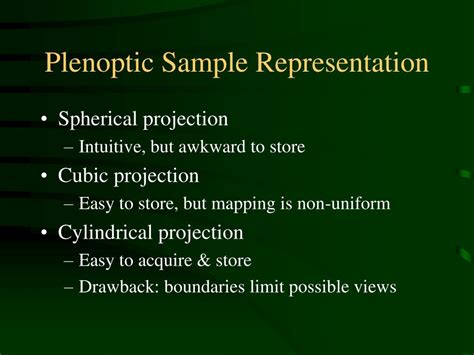 ppt plenoptic modeling an image based rendering system powerpoint