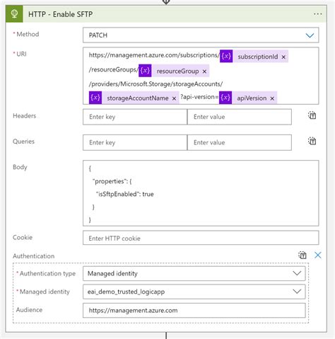 Automating Azure Storage Sftp Disable With A Logic App Microsoft