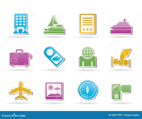 Cones Do Curso Das F Rias E Dos Feriados Ilustra O Do Vetor Ilustra O De Motel Navio