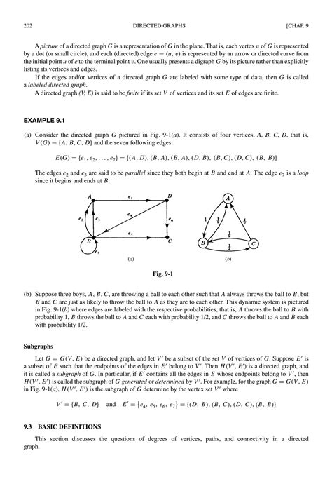 SOLUTION: Directed graphs graph theory mathematics - Studypool