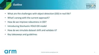 Robust Object Detection Under Dataset Shifts A Presentation From Arm PDF Cameras And