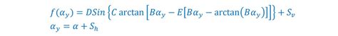 Solved If You Were To Use The Pacejka Model Given Below