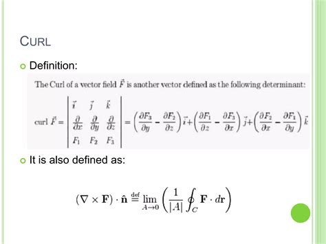 divergence curl gradient pptx