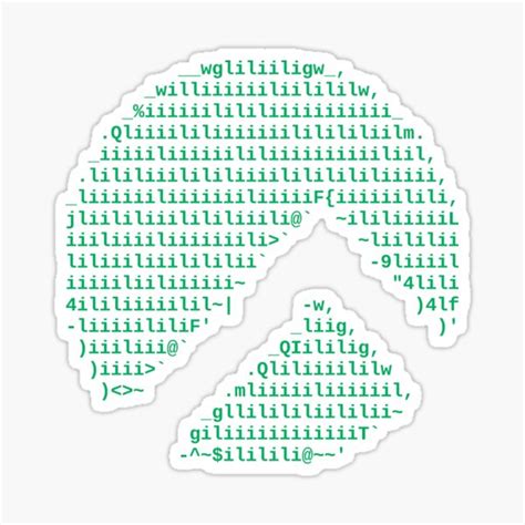 Rocky Linux Neofetch Ascii Art Logo Sticker For Sale By Whateveris