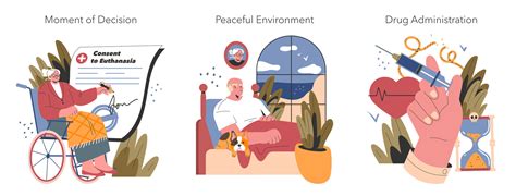 Euthanasia Flat Illustration 47805359 Vector Art At Vecteezy