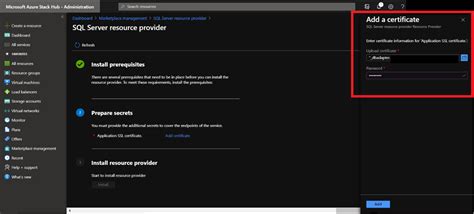 Sql Server リソース プロバイダーのデプロイ Azure Stack Hub Microsoft Learn