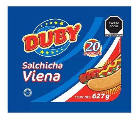 Salchicha Duby Viena 20 Piezas Mercadolibre