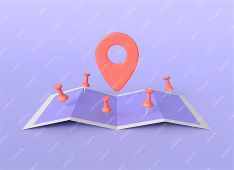 Premium Photo 3d Map Mobile Phone Gps Navigation Icon And Pin In