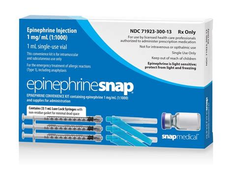 Epinephrine Emergency Kit Precise Epinephrine Injection Solution