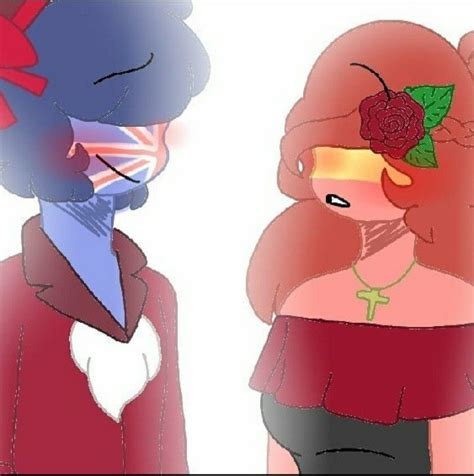 Countryhumans Spain And Uk Art In 2023