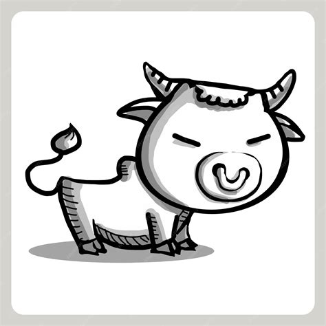 Dibujos De Dibujos Animados En Blanco Y Negro Para Colorear Ilustración