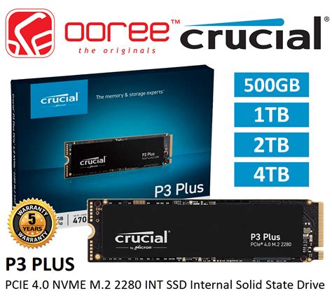 Crucial Int Ssd P Plus P Plus Gaming Ssd M Nvme Gen Pcie Internal Solid State Drive D