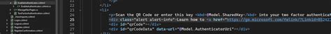 setting up qr codes for asp core 8 mfa