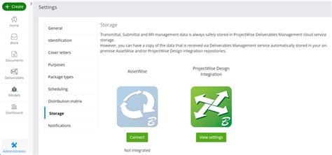 Projectwise Storage Communities