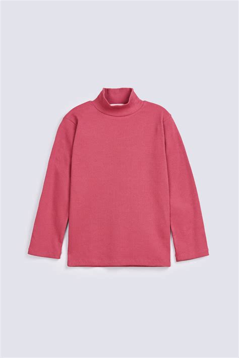 Girls Ribbed High Neck Breakout