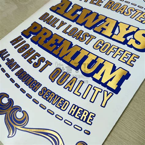 고급스러운 금색 레터링 스티커 만들기 글자 스티커 제작과정 만드는 방법 카페 커피숍 네일샵 미용실 전시장 상가 로고 금색 시트지 다올공간 네이버 블로그