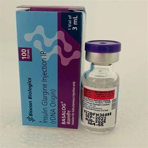 3ml Insulin Glargine Injection Ip 100u Ml At Rs 564 55 Box In Kolkata Id 2849821291897