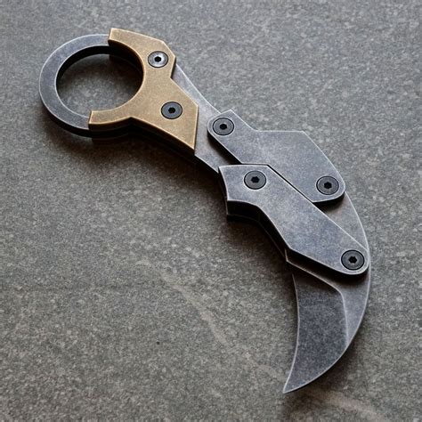 Knife Making Folding Karambit Tutorial