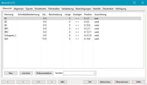 Block Index De [innovative Model Railroad Control System]