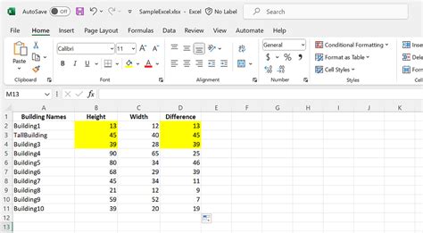Getting The Difference Of 2 Columns Where The First 3 Rows Are Not Included Activities