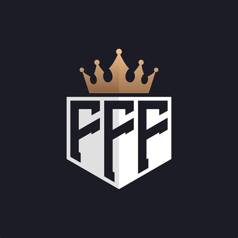 Premium Vector Luxury Fff Logo With Crown Elegant Initials Fff Letter