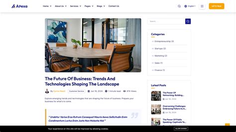apexa multi purpose business consulting laravel script by archielite