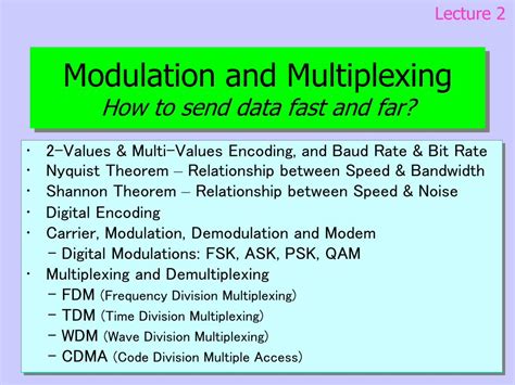 Pdf Modulation And Multiplexing Jianhua Cis K Hosei Ac Jp Claude Shannon Basic Question