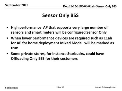 Sensor Only Bss Date Authors Name Affiliations Address Ppt Download