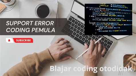 Suport Error Coding Pemula Youtube