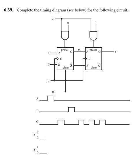 Solved Complete The Timing Diagram See Below For The Chegg Com