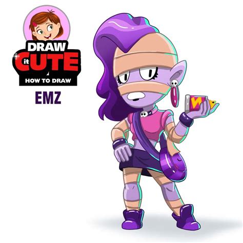 Coloring Pages Emz Brawl Stars Free Printable Emz My Xxx Hot Girl Eroppa