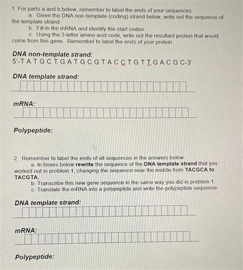 Solved 1 For Parts A And B Below Remember To Label The