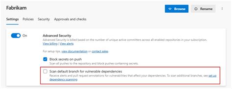 Configure Github Advanced Security For Azure Devops Features Azure Repos Microsoft Learn