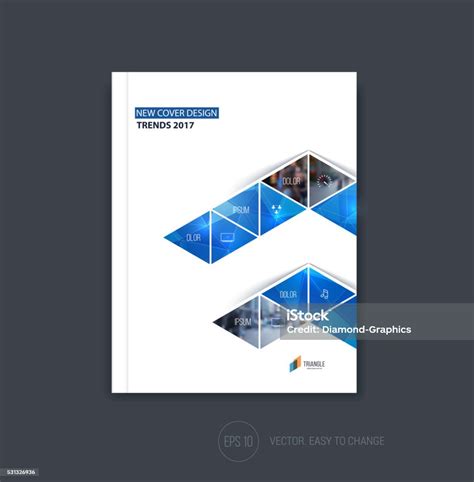 비즈니스 커버 설계 추상 브로셔 형판 보고서 고객 0명에 대한 스톡 벡터 아트 및 기타 이미지 0명 2차 도형 개념 Istock