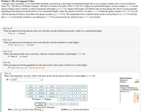 Solved Problem 2 8 ﻿of Assignment Valuea Bungee Cord Is