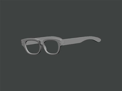 3d Model Glasses0002 Glasses 3d Model 3d Printable Cgtrader