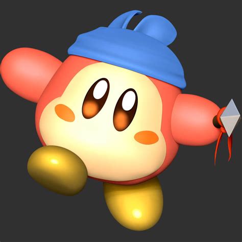 Bandana Waddle Dee Kirby 3d Print Model By Lovemodel