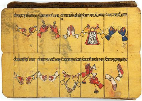 Esoteric Buddhism Nepal Manuscript Mudras Manual Antiquariat