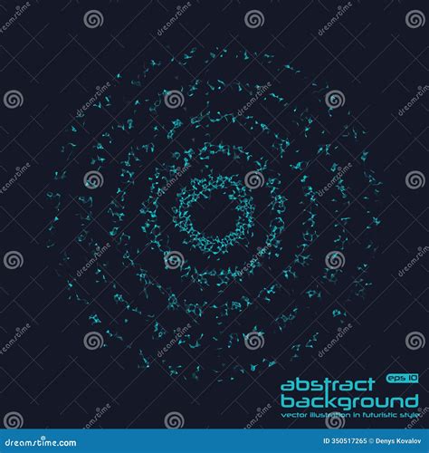 Infographic Of Big Data Visualization Intricate Threads And Abstract