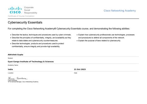 Abhishek Gupta On Linkedin Cisco Cybersecurity Certification Share
