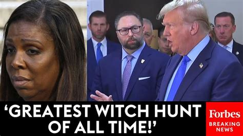 Breaking News Trump Lambasts Racist Letitia James Rogue Judge